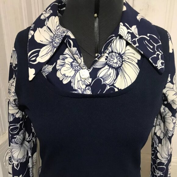 Vintage | Dresses | Marcia Marcia Marcia Vintage 7s Aline Dress Size Sm ...